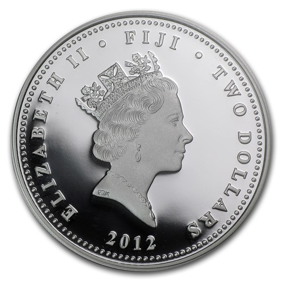 Buy 2012 Fiji 1 oz Silver $2 Muhammad Ali Coin in Glove | APMEX