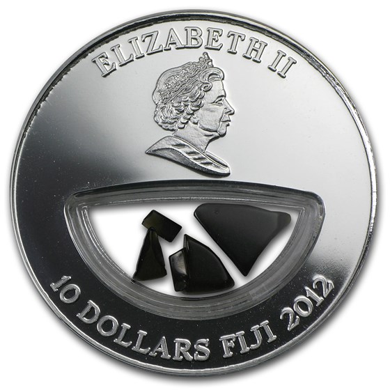Buy 2012 Fiji Silver $10 Cosmic Fireballs Abee Meteorite | APMEX