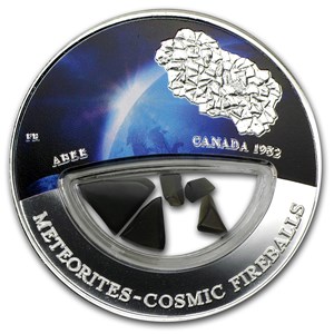 Buy 2012 Fiji Silver $10 Cosmic Fireballs Abee Meteorite | APMEX