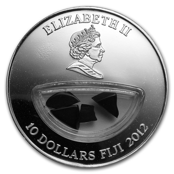 Buy 2012 Fiji Silver $10 Cosmic Fireballs Neuschwanstein Meteorite | APMEX