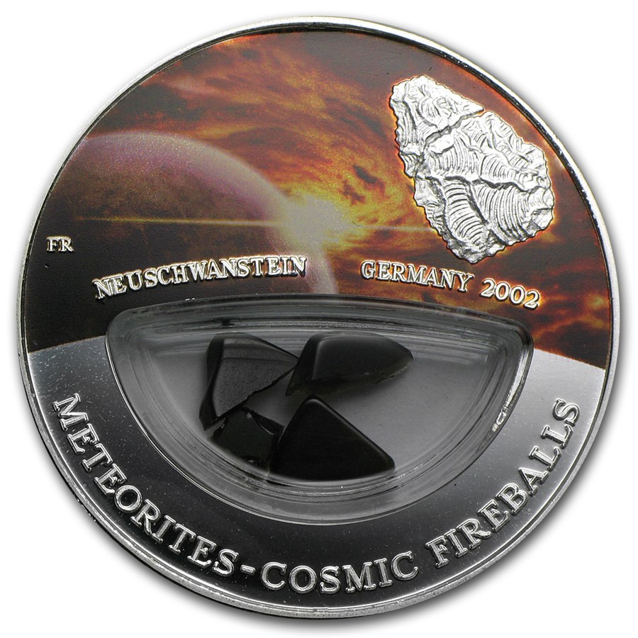 Buy 2012 Fiji Silver $10 Cosmic Fireballs Neuschwanstein Meteorite | APMEX