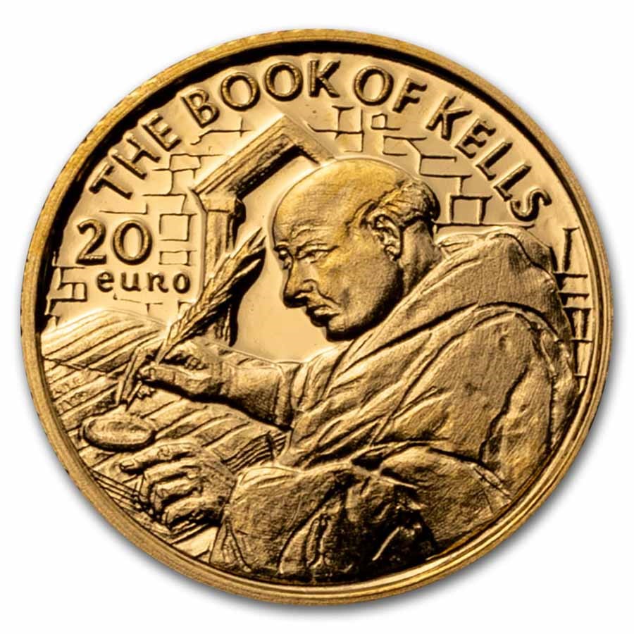 2012 Ireland Proof Gold Irish Monastic Art 20 Euro