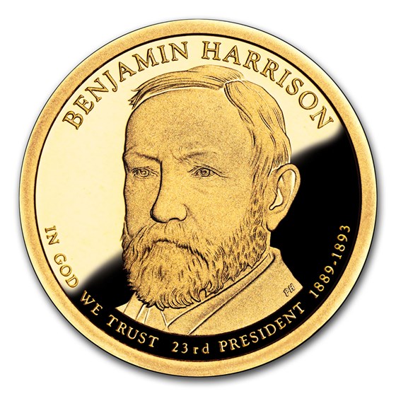 Buy 2012-S Benjamin Harrison Presidential Dollar Proof | APMEX