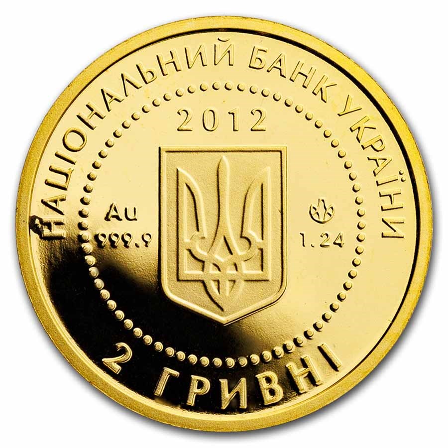 Buy 2012 Ukraine 1/25 oz Gold 2 Hryvnia Parviflora Plants Proof | APMEX