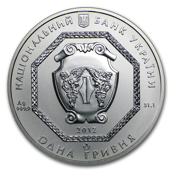 Buy 2012 Ukraine 1 oz Silver Archangel Michael BU | APMEX