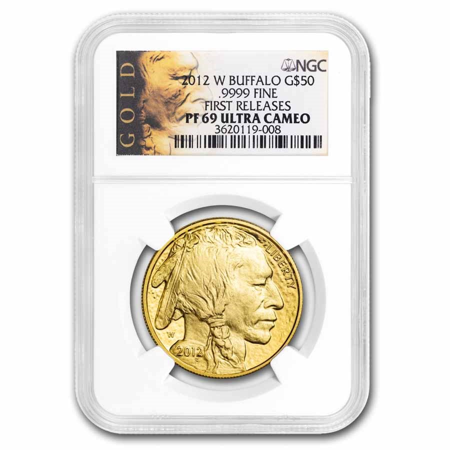 2012-W 1 oz Proof Gold Buffalo PF-69 NGC (ER)