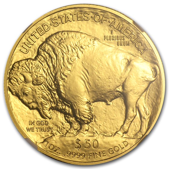 Buy 2013 1 oz Gold Buffalo MS-69 NGC (ER, Buffalo Label) | APMEX