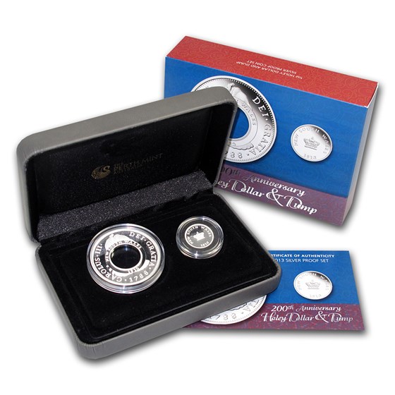 Buy 2013 2-Piece 1 oz Silver Holey Dollar/Dump Proof Set (200 Anniv ...