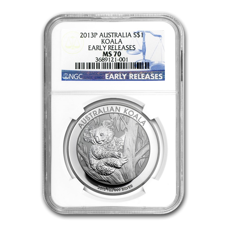 Buy 2013-P Australia 1 oz Silver Koala MS-70 NGC (Early Release) | APMEX