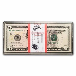 Buy 2013 $5 Federal Reserve Note CCU Star Notes 100 | APMEX