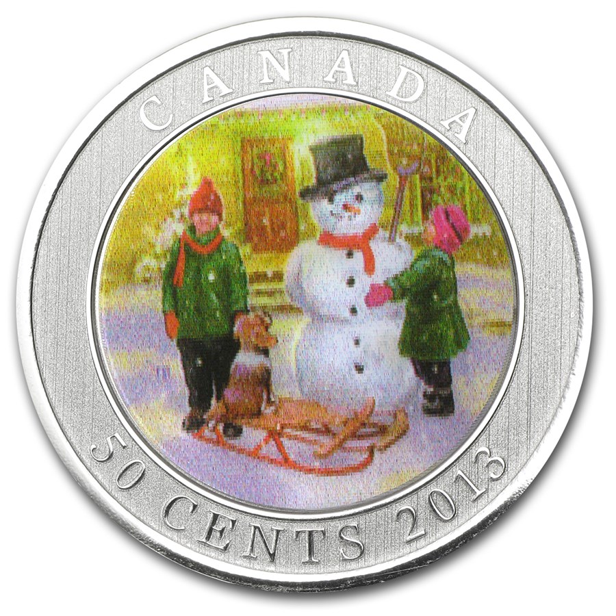 Buy 2013 Canada $0.50 Christmas Lenticular Coin Snowman | APMEX