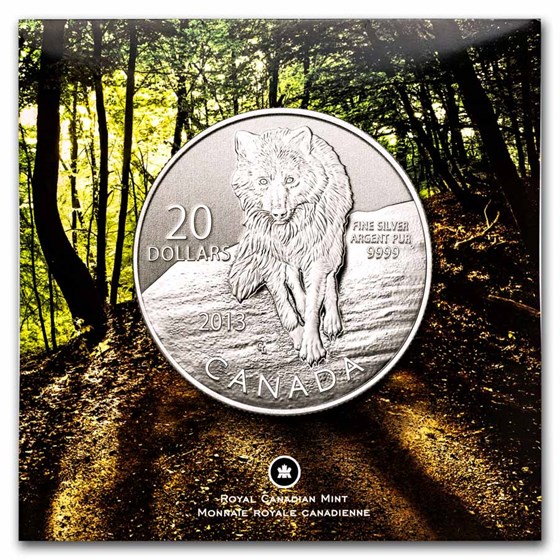 Buy 2013 Canada 1/4 oz Silver $20 Silver Wolf (Coin Only) | APMEX