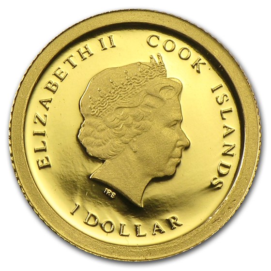 Buy 2013 Cook Islands Gold $1 Resignation of Pope Benedict XVI | APMEX