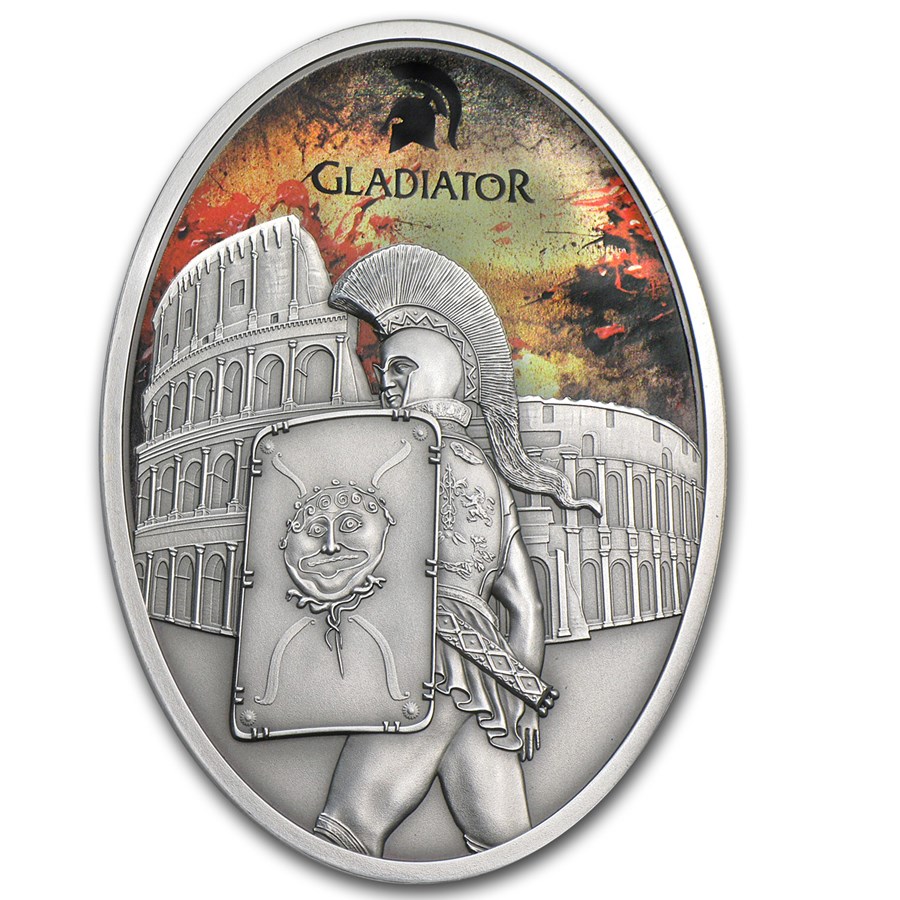 Buy 2013 Fiji 1 oz Silver $10 Gladiator Roman Empire Provocator | APMEX