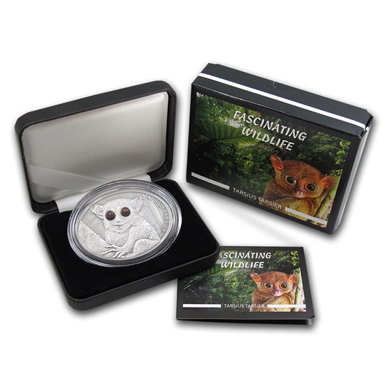 Buy 2013 Fiji 1 oz Silver Fascinating Wildlife Maki Tarsius Tarsier | APMEX