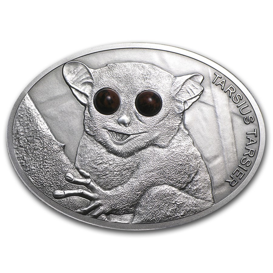 Buy 2013 Fiji 1 oz Silver Fascinating Wildlife Maki Tarsius Tarsier | APMEX