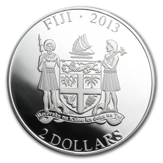 Buy 2013 Fiji Silver Dogs & Cats Series My Little Puppy Pomeranian | APMEX