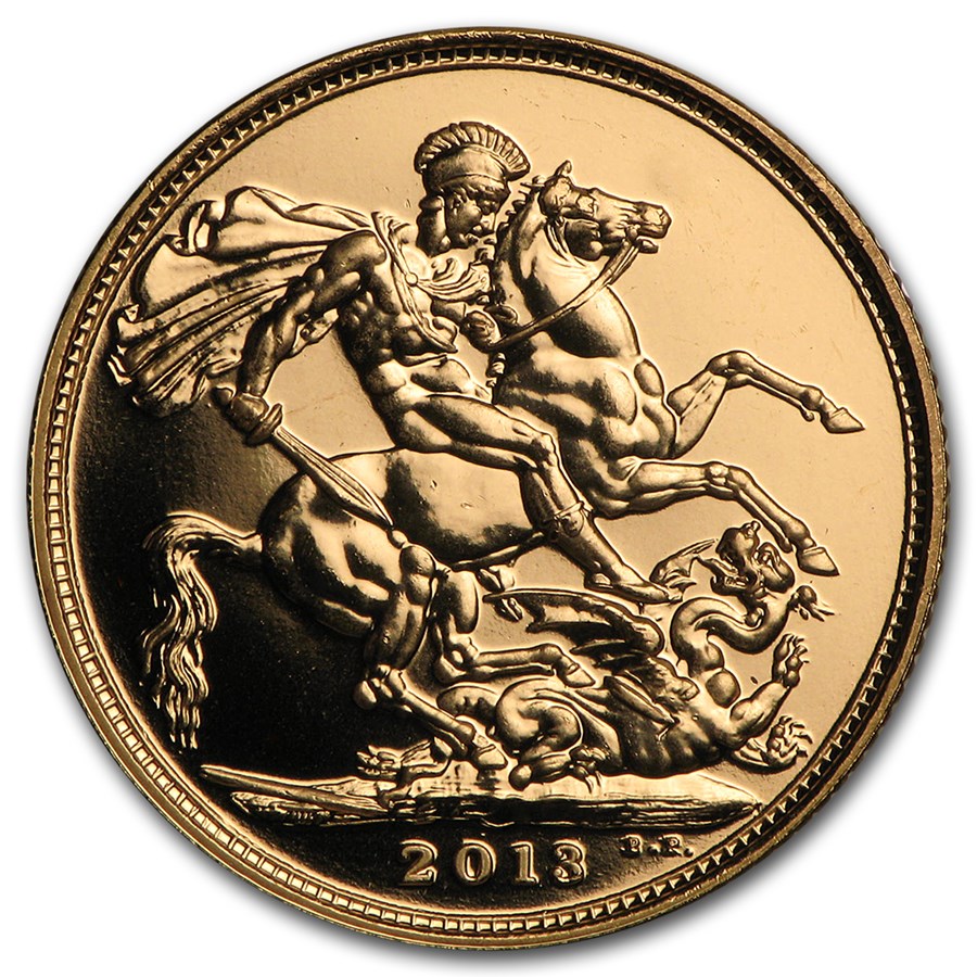 Buy 2013 Great Britain Gold Sovereign Royal Birth BU | APMEX