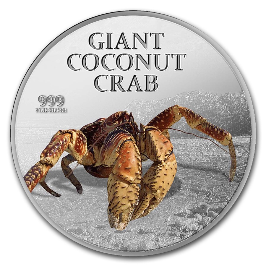 Buy 2013 Niue 1 oz Silver $2 Giant Coconut Crab Coin in Box | APMEX