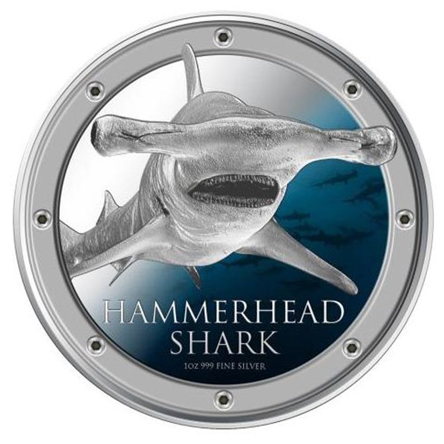 Buy 2013 Niue 1 oz Silver $2 Hammerhead Shark (w/Box & COA) | APMEX