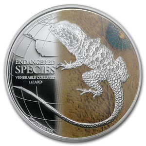 Buy 2013 Niue 1 oz Silver Venerable Collared Lizard Proof | APMEX