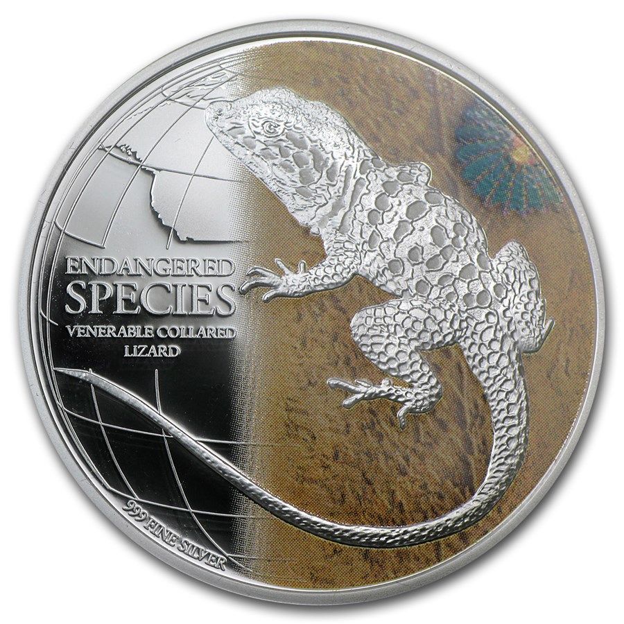 Buy 2013 Niue 1 oz Silver Venerable Collared Lizard Proof | APMEX