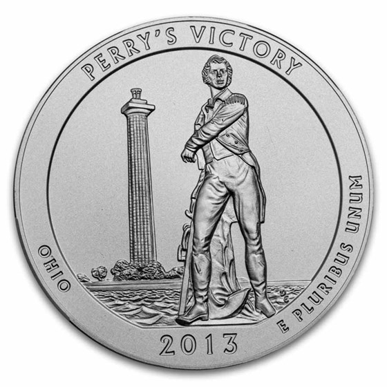 Buy 2013-P 5 oz Silver ATB Perry's Victory SP-69 NGC ER/FR | APMEX