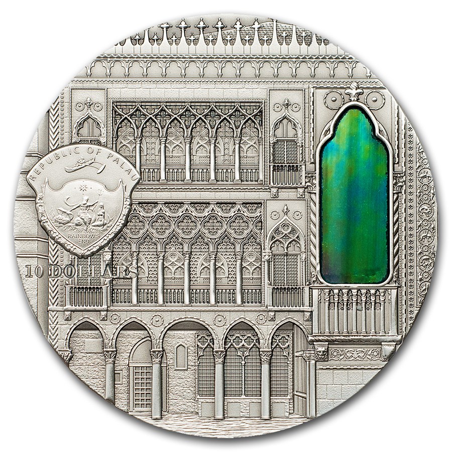 Buy 2013 Palau Silver $10 Tiffany Art Venetian Gothic | APMEX