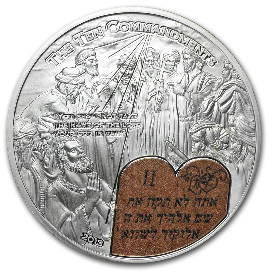 Buy 2013 Palau Silver $2 Ten Commandments (2nd Commandment) | APMEX
