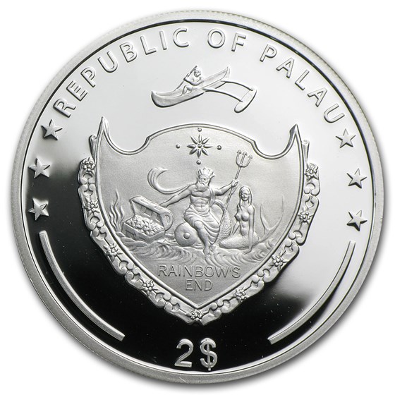 Buy 2013 Palau Silver $2 World of Insects Papilio Machaon Butterfly | APMEX