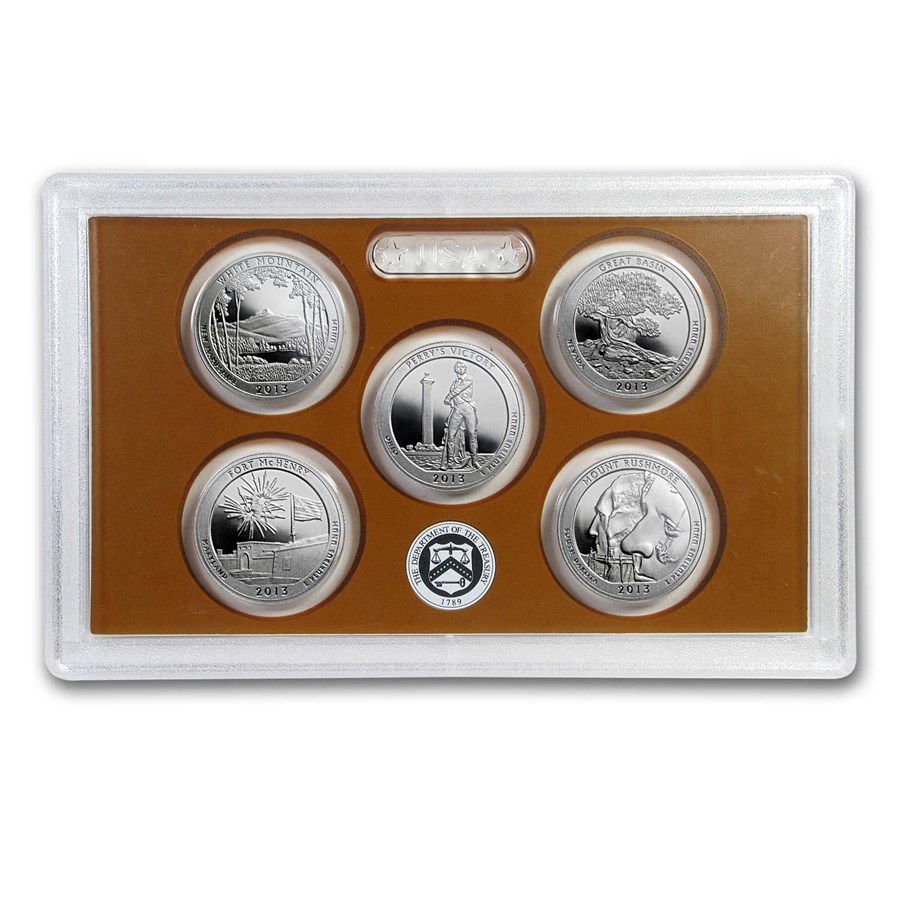 Buy 2013-S America the Beautiful Quarters Proof Set (No Box/COA) | APMEX