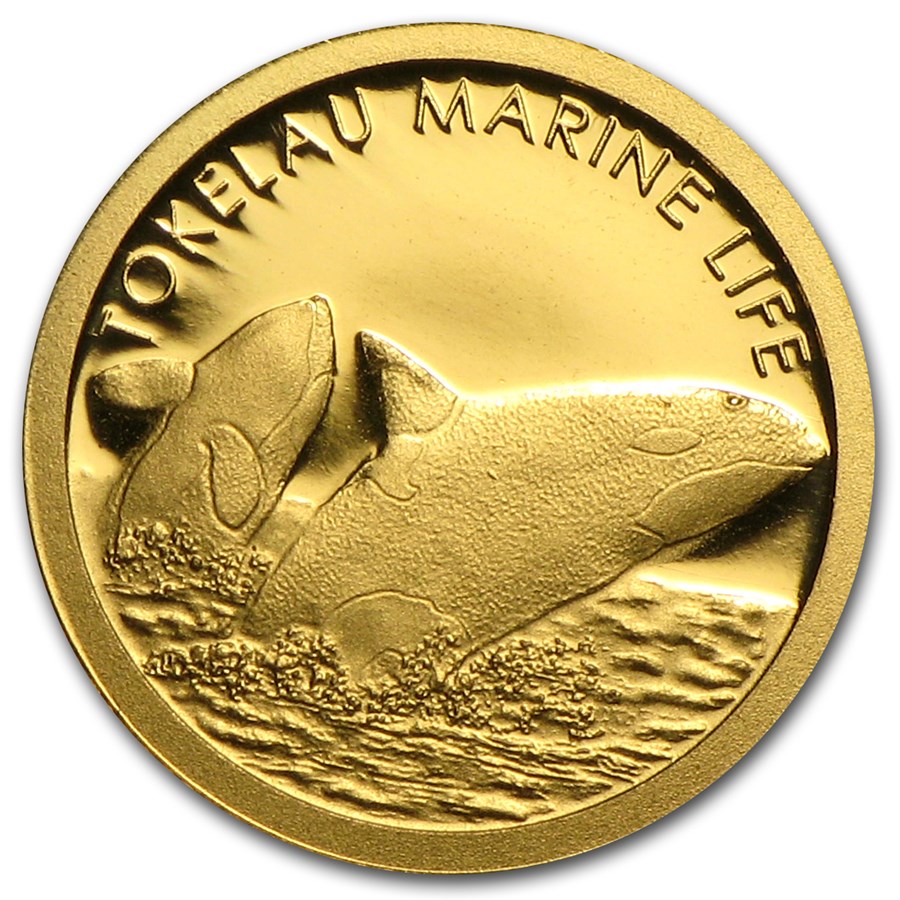 Buy 2013 Tokelau 1/2 gm Gold $5 Orca Whale Coin | APMEX