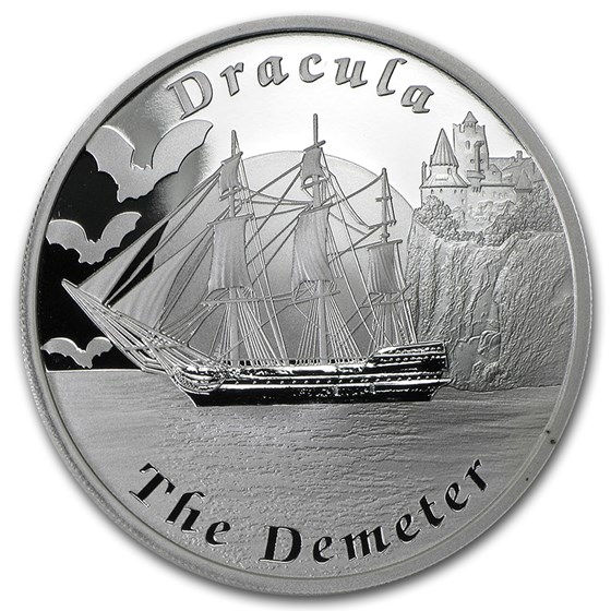 Buy 2013 Tuvalu 1 oz Silver Dracula Demeter Proof (Fantasy Ships) | APMEX