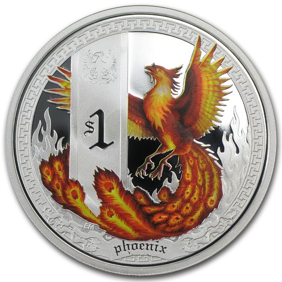 Buy 2013 Tuvalu 1 oz Silver Mythical Creatures Phoenix Proof | APMEX