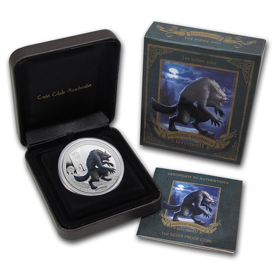 Buy 2013 Tuvalu 1 oz Silver Mythical Creatures Werewolf Proof | APMEX