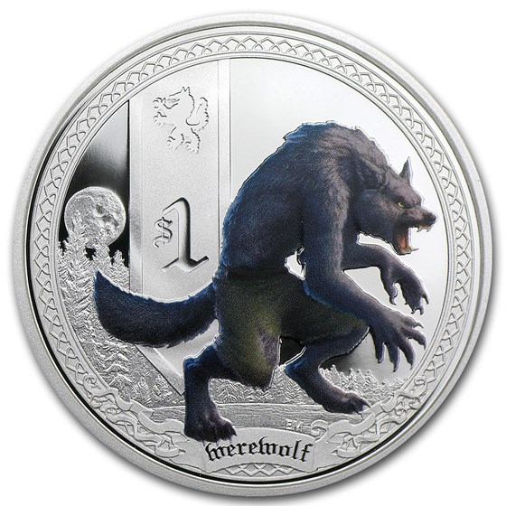 Buy 2013 Tuvalu 1 oz Silver Mythical Creatures Werewolf Proof | APMEX