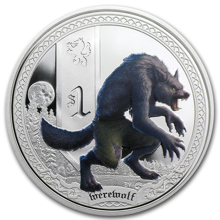 Buy 2013 Tuvalu 1 oz Silver Mythical Creatures Werewolf Proof | APMEX