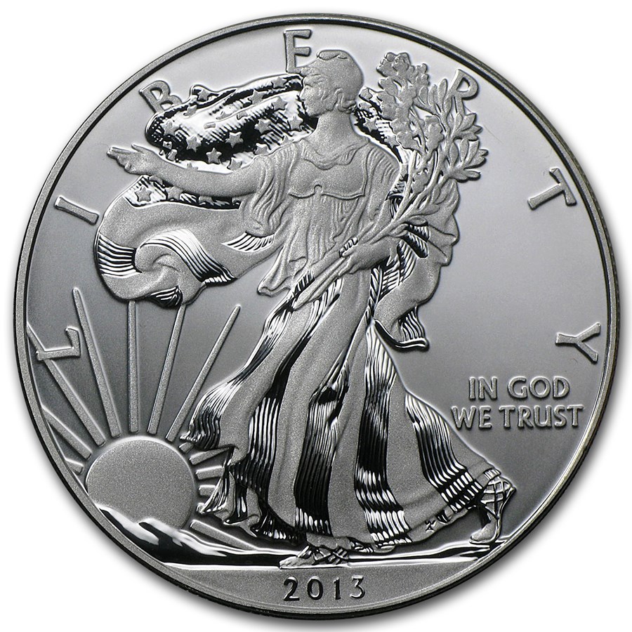 Buy 2013-W 1 oz Enhanced Finish Silver Eagle (Capsule Only) | APMEX