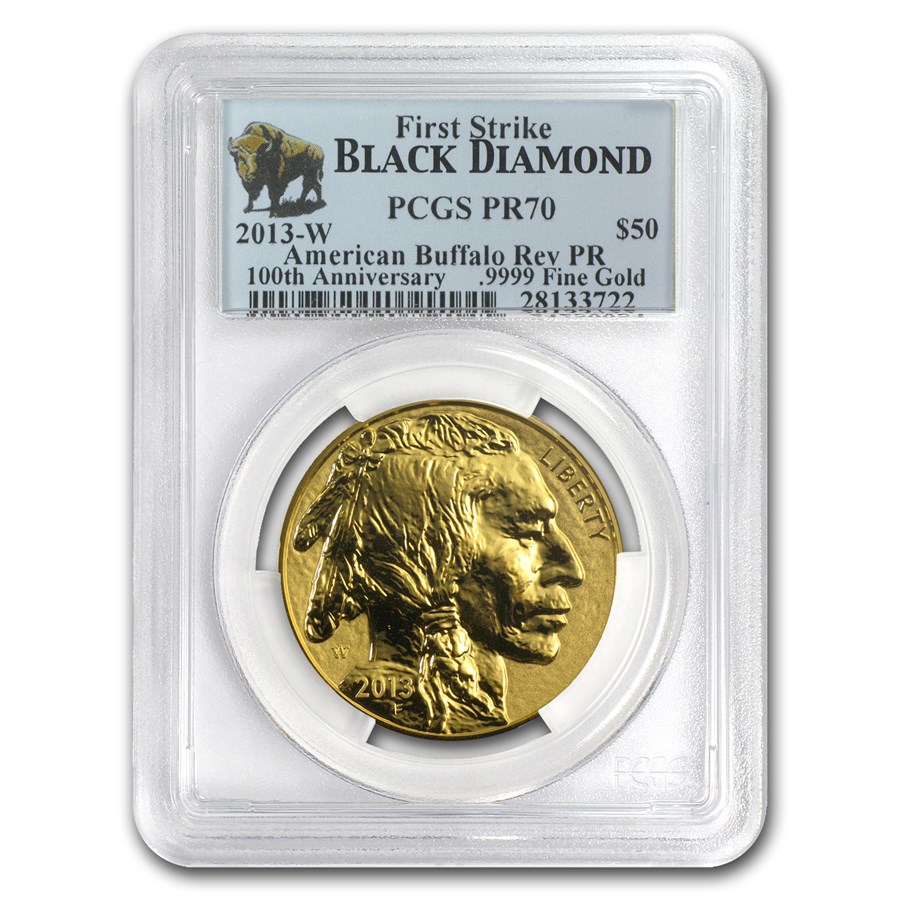 Buy 2013-W 1 oz Rev Proof Gold Buffalo PR-70 PCGS | APMEX