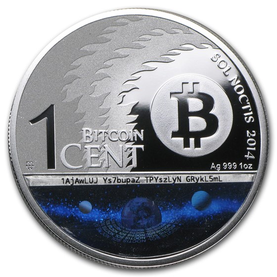 Buy 2014 1 oz Silver Sol Noctis Binary Eagle Proof | APMEX