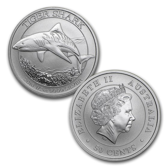 Buy 2014-2016 Australia 1/2 oz Silver Shark Series 3-Coin Set BU | APMEX