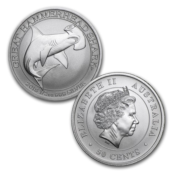 Buy 2014-2016 Australia 1/2 oz Silver Shark Series 3-Coin Set BU | APMEX