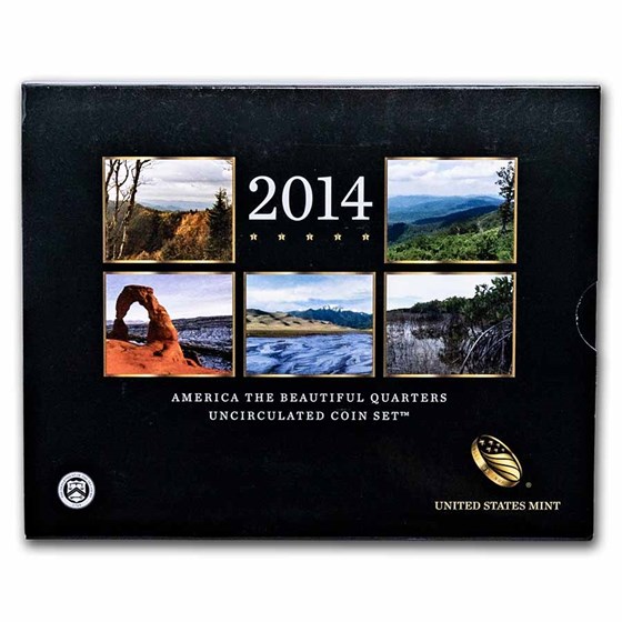Buy 2014 America the Beautiful Quarters Uncirculated Set | APMEX