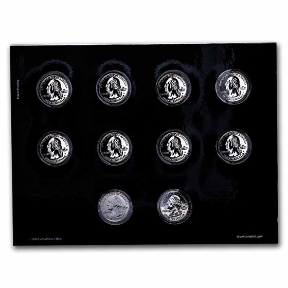 Buy 2014 America the Beautiful Quarters Uncirculated Set | APMEX