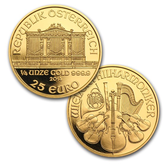 Buy 2014 Austria 2-Coin Gold Philharmonic Limited Edition Proof Set | APMEX