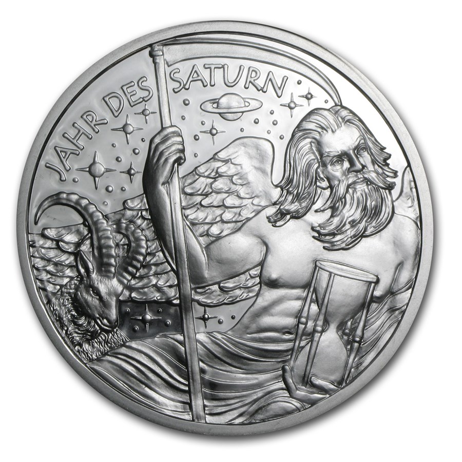 Buy 2014 Austria Silver The Golden Age of Saturn (Kalendermedaille) | APMEX