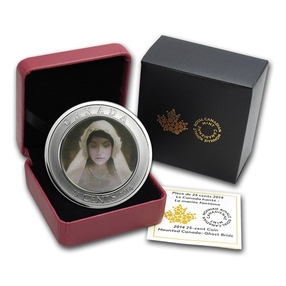 Buy 2014 Canada $0.25 Haunted Canada Ghost Bride (Colored) | APMEX