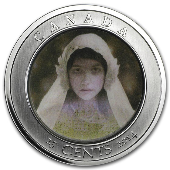 Buy 2014 Canada $0.25 Haunted Canada Ghost Bride (Colored) | APMEX