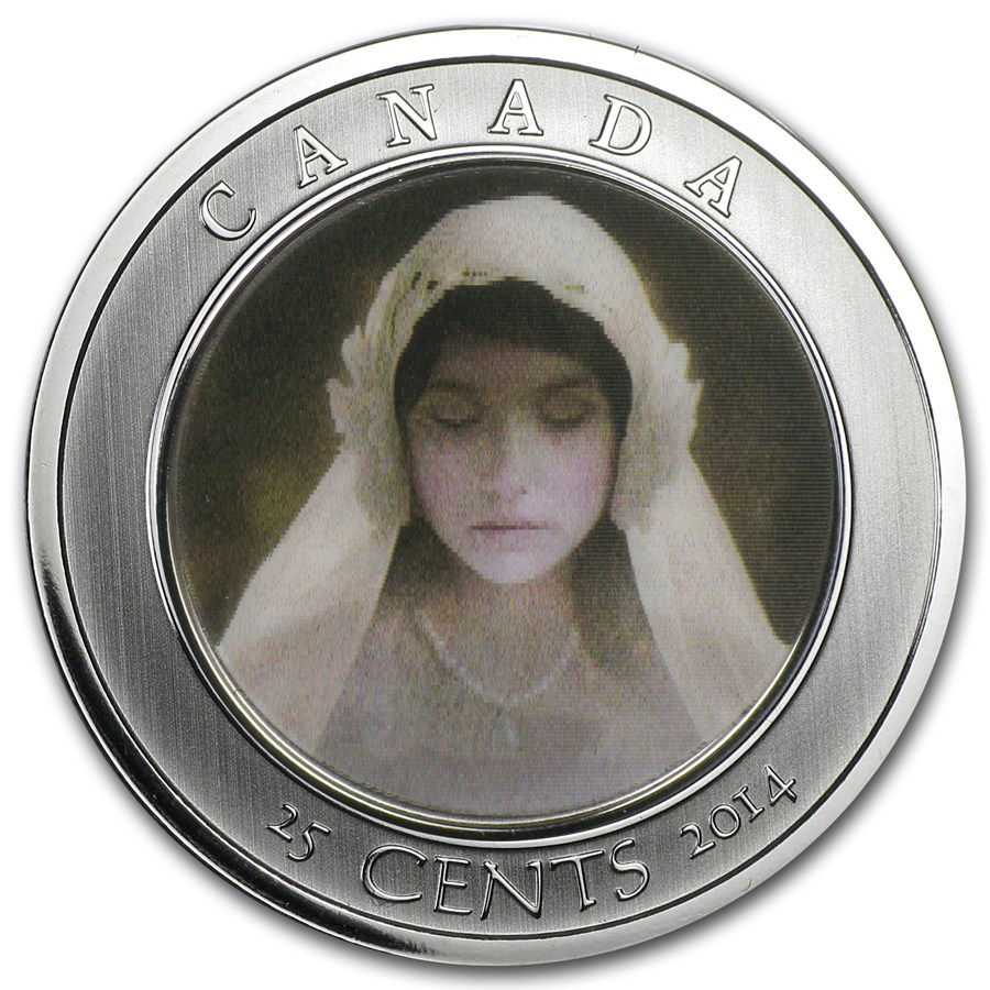 Buy 2014 Canada $0.25 Haunted Canada Ghost Bride (Colored) | APMEX