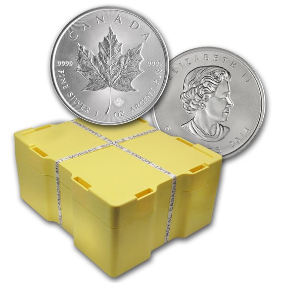 Buy 2014 Canada 500-Coin Silver Maple Leaf Monster Box (Sealed) | APMEX